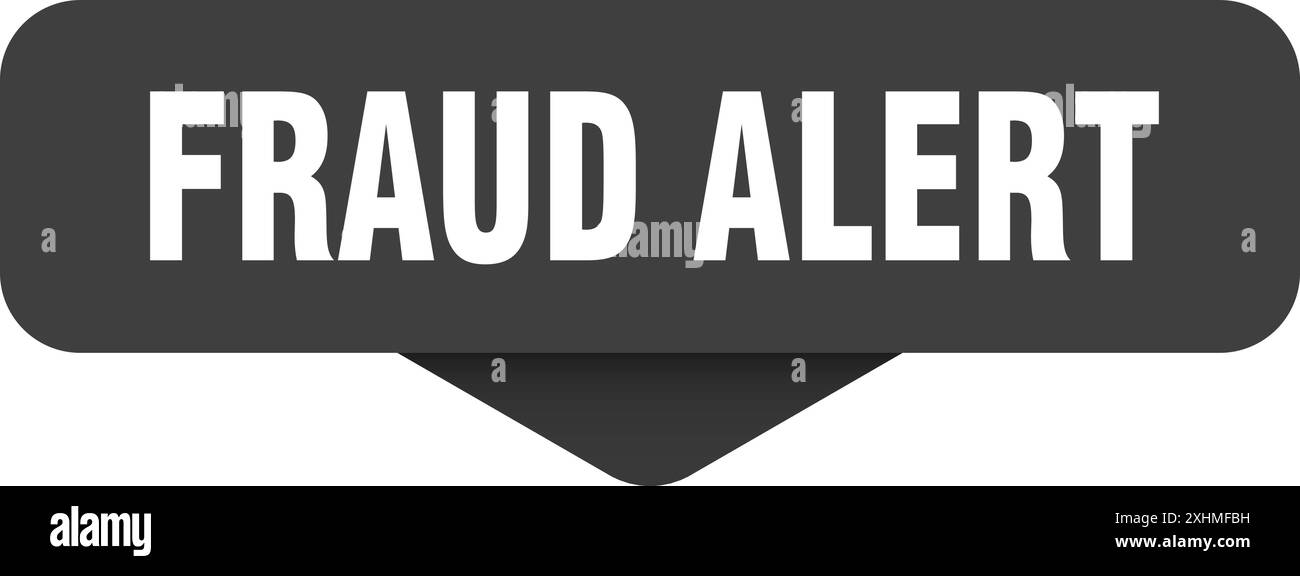 fraud alert sticker. fraud alert sign on transparent background ...