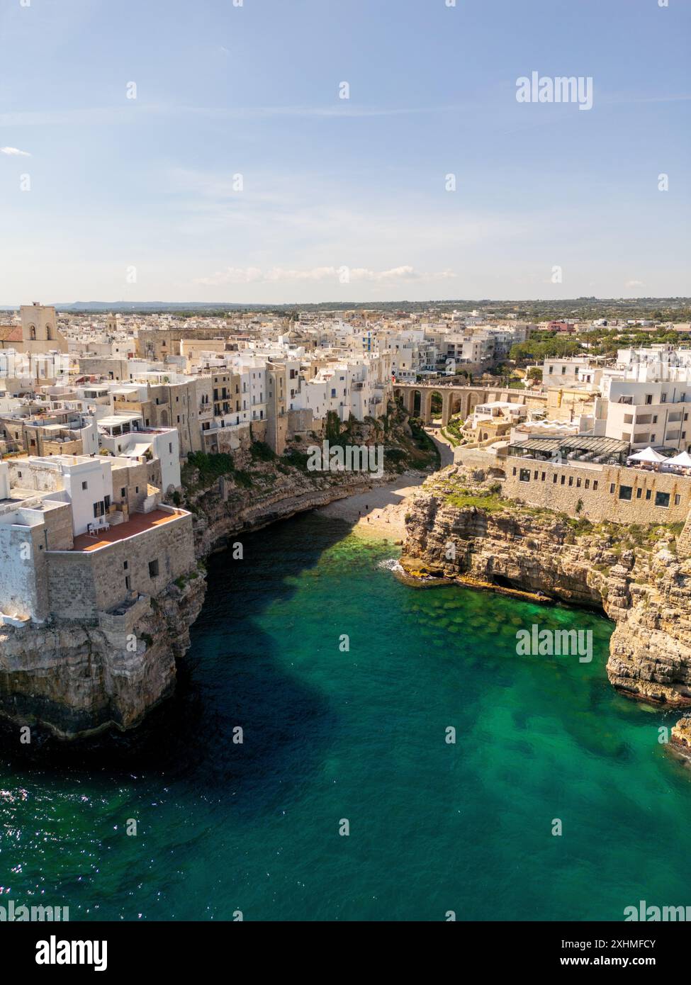 Best Aerial View of Polignano a Mare Beach, Puglia, Italy Stock Photo ...