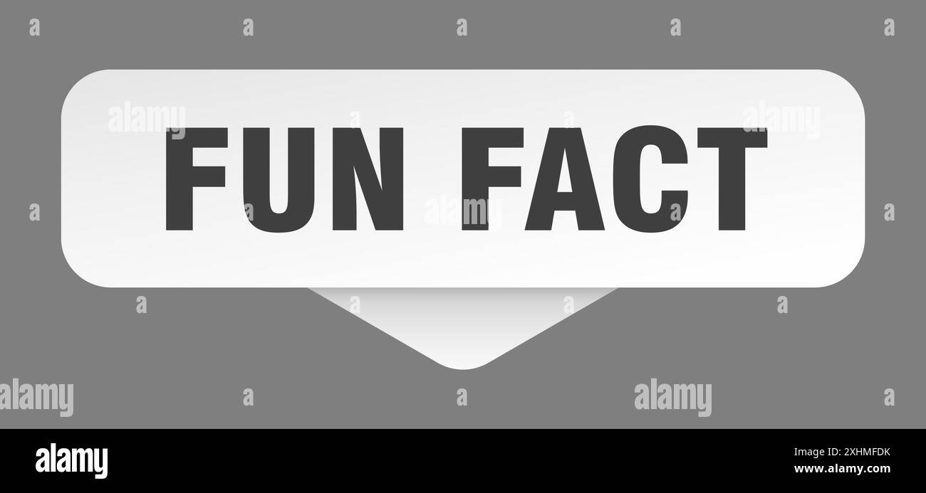 fun fact sticker. fun fact sign isolated on gray background ...