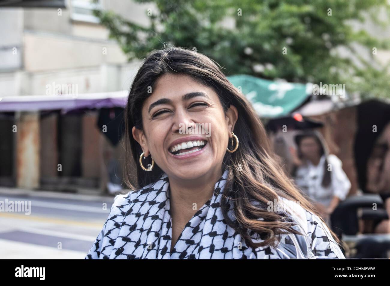 Portrait of Rima Hassan - France Stock Photo - Alamy
