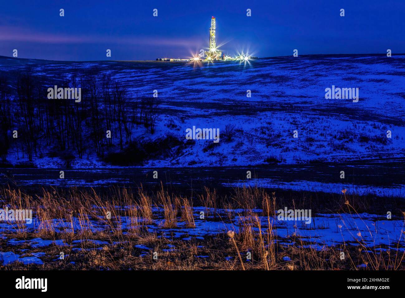 Drilling for oil in Ohio Stock Photo - Alamy