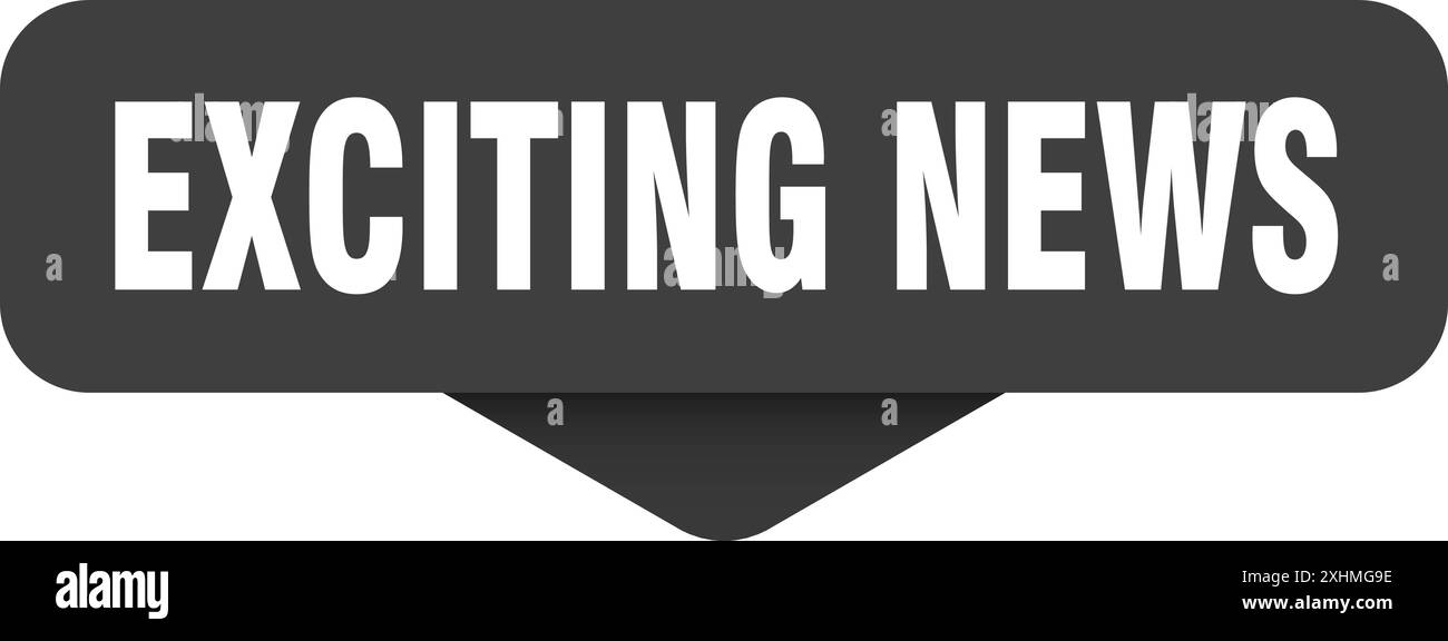 Exciting news banner design hi-res stock photography and images - Alamy