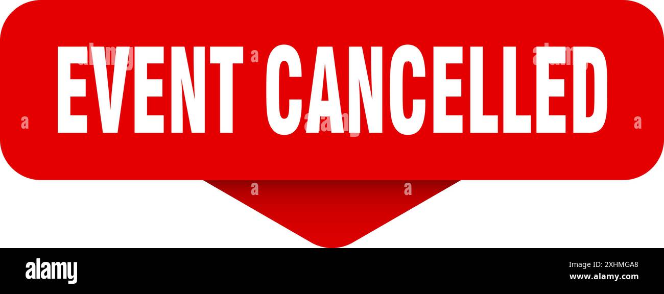 event cancelled sticker. event cancelled sign on transparent background ...
