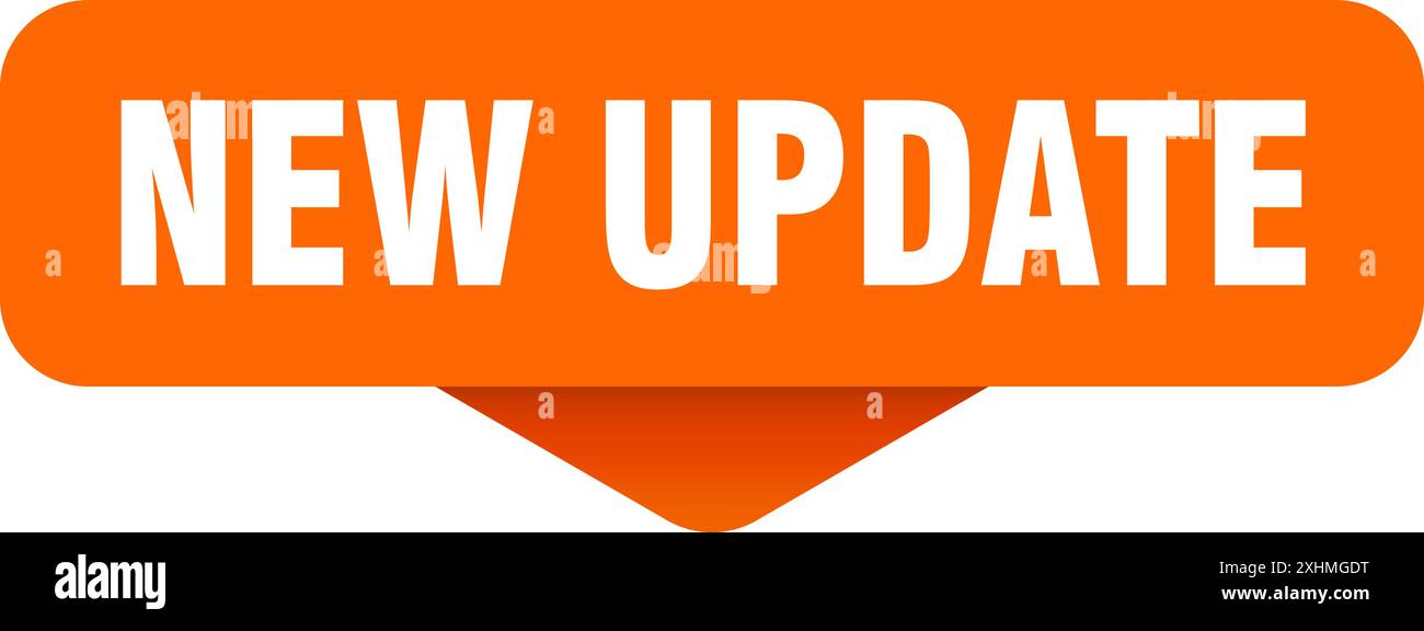 new update sticker. new update sign on transparent background ...