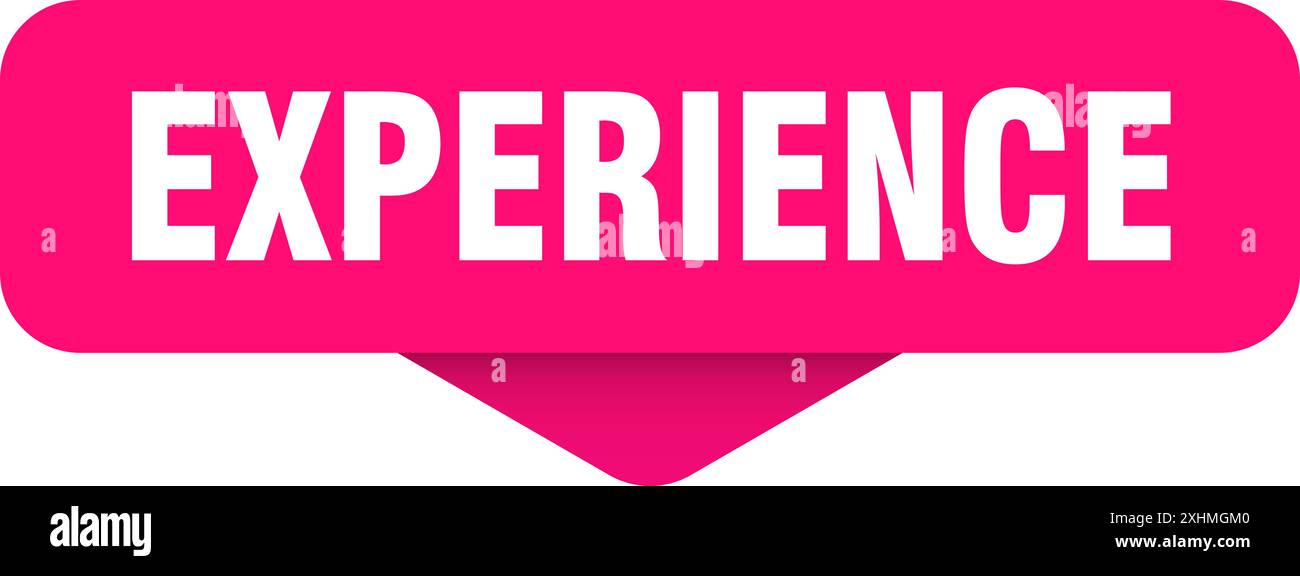 experience sticker. experience sign on transparent background ...