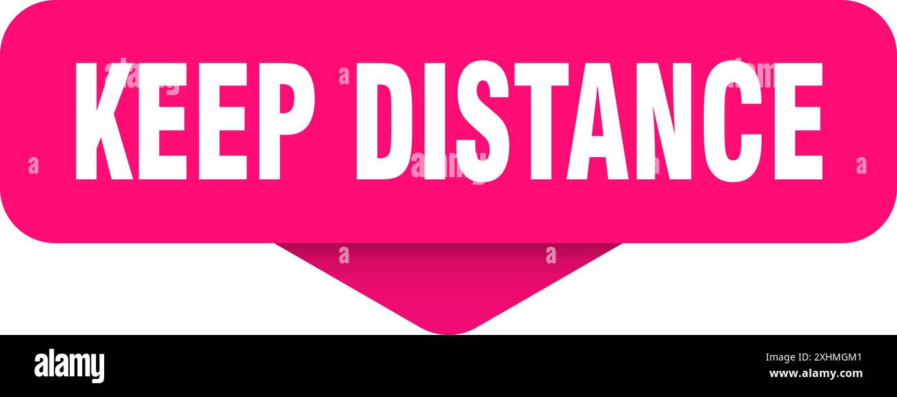 keep distance sticker. keep distance sign on transparent background ...