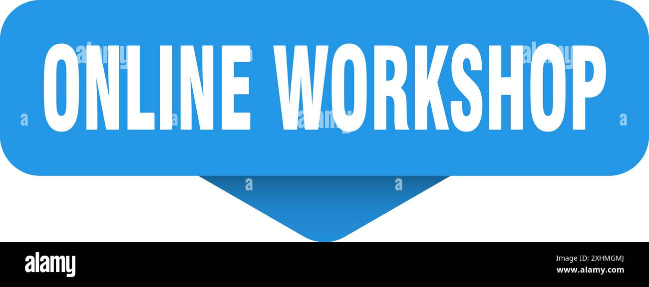 online workshop sticker. online workshop sign on transparent background ...