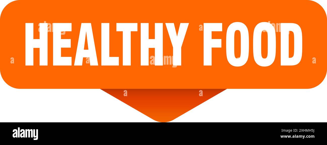 healthy food sticker. healthy food sign on transparent background ...