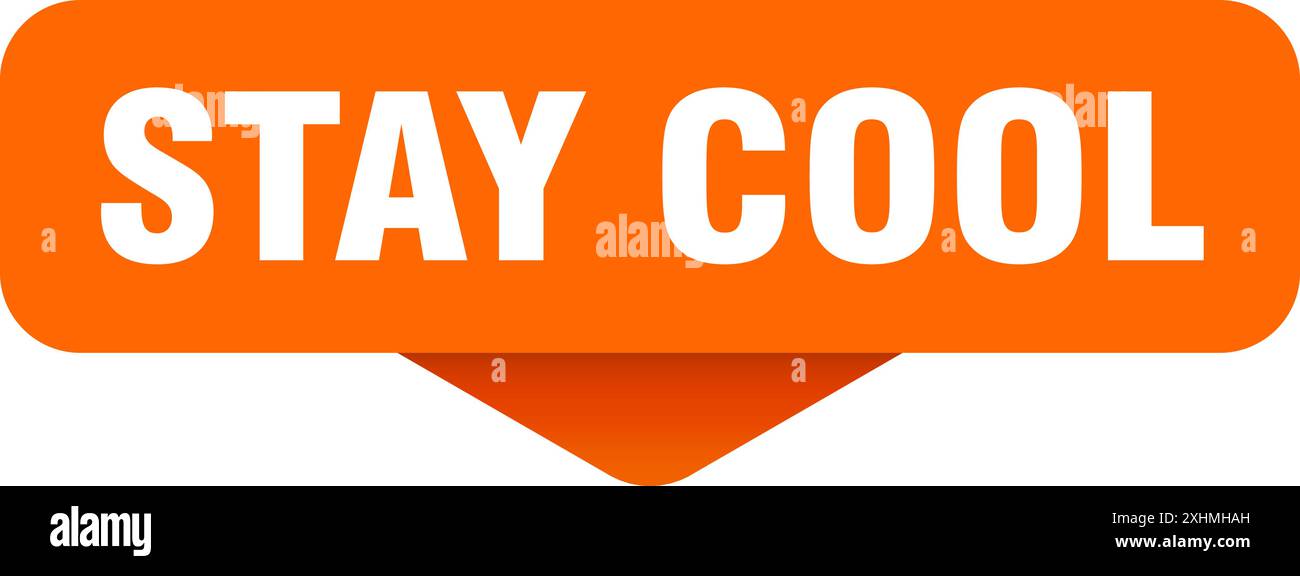 stay cool sticker. stay cool sign on transparent background ...