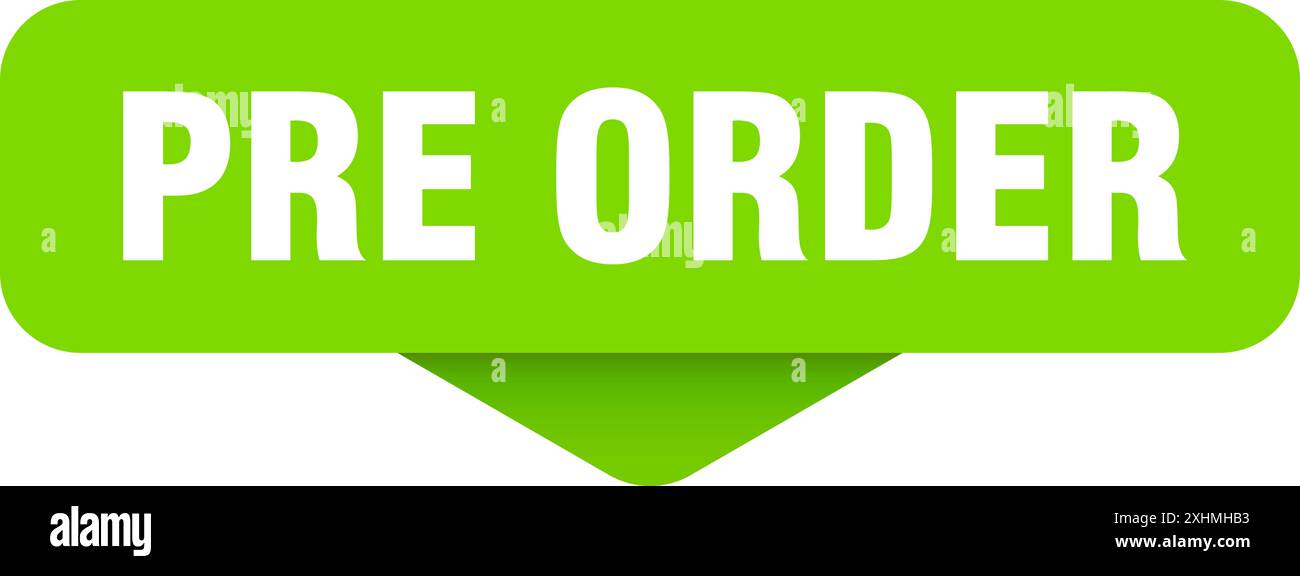 pre order sticker. pre order sign on transparent background ...