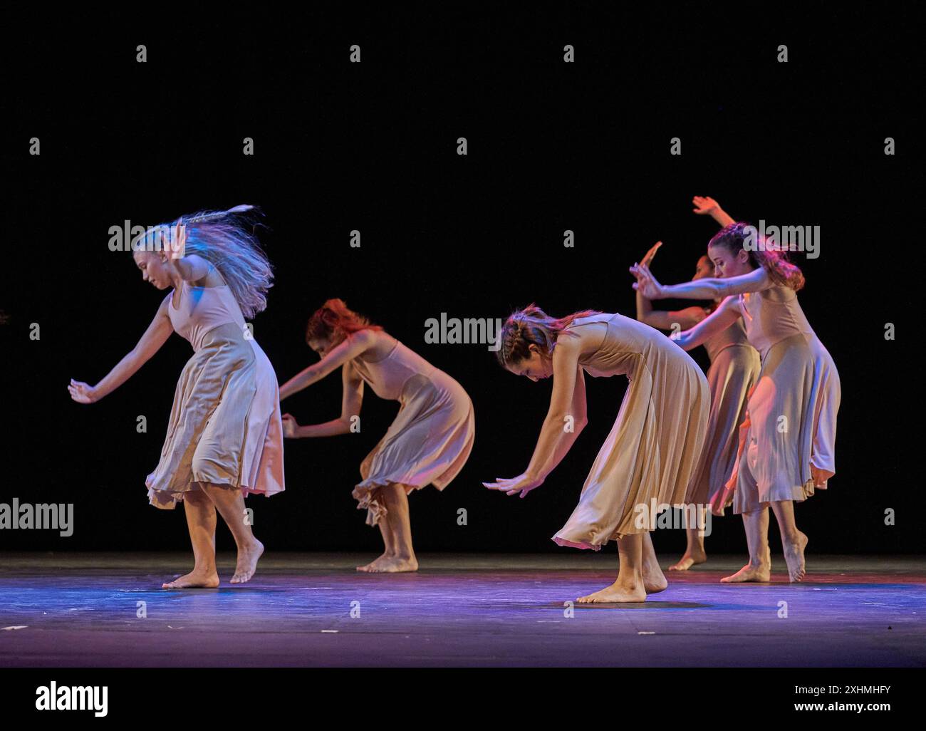 Representation in the centenary park of a theatrical/musical work Stock ...