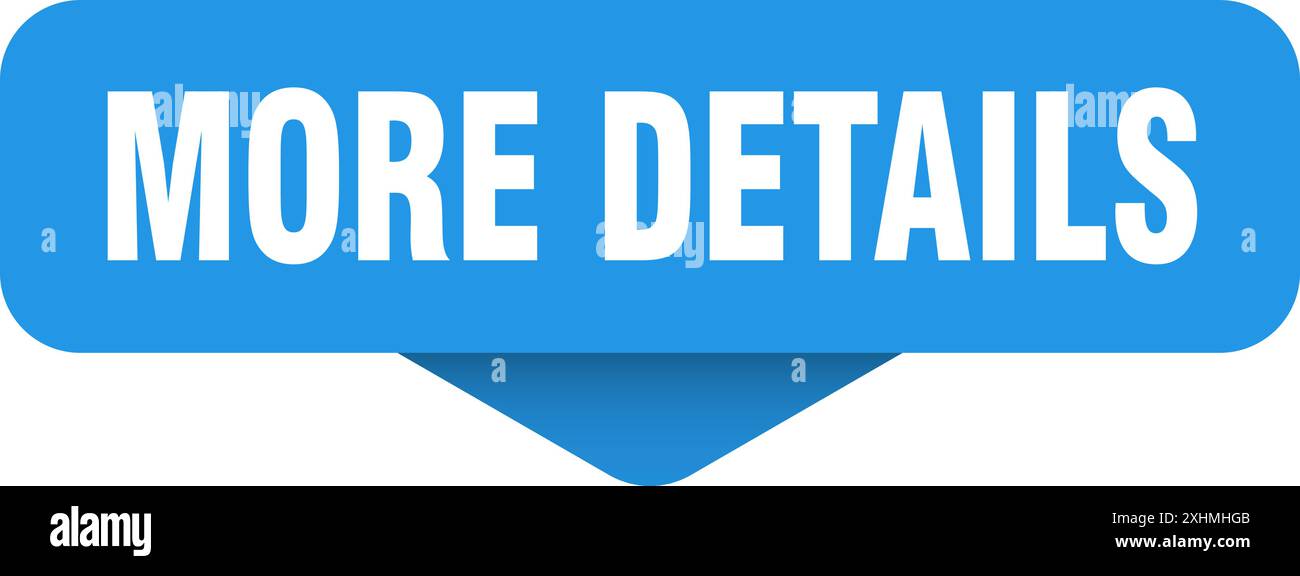 more details sticker. more details sign on transparent background ...