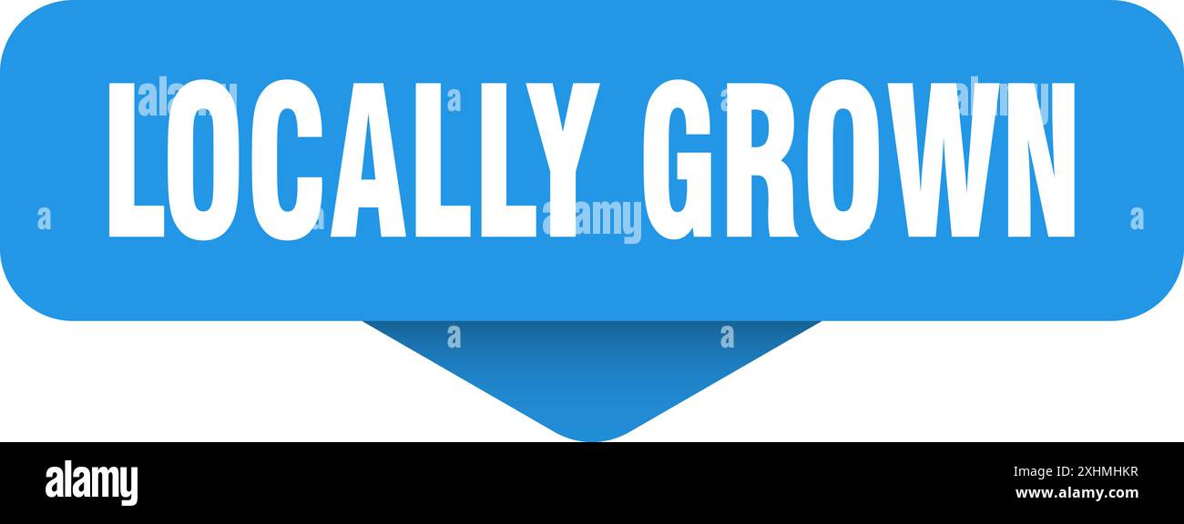 locally grown sticker. locally grown sign on transparent background ...