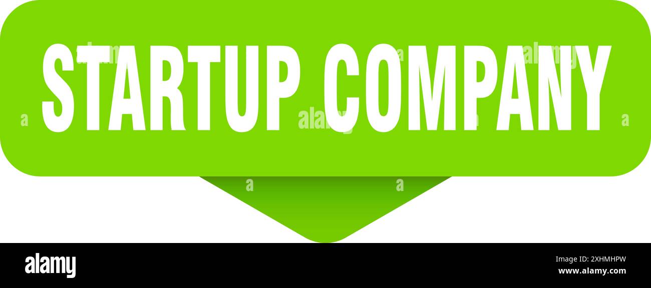 startup company sticker. startup company sign on transparent background ...