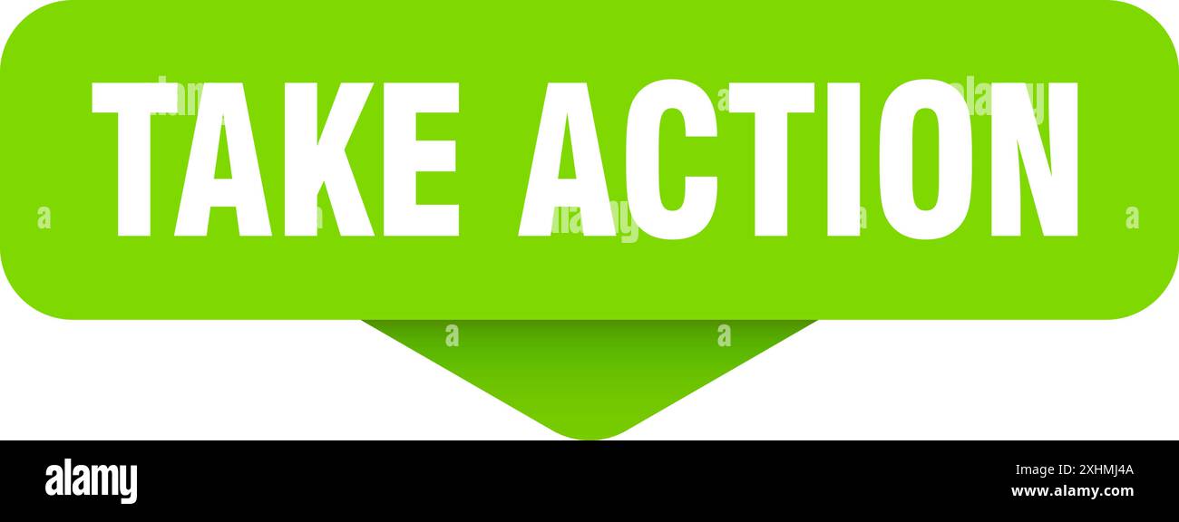 take action sticker. take action sign on transparent background ...