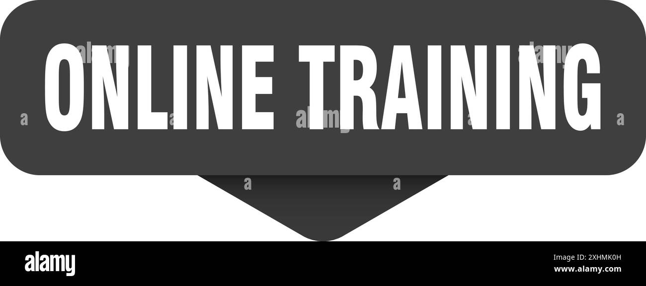 online training sticker. online training sign on transparent background ...