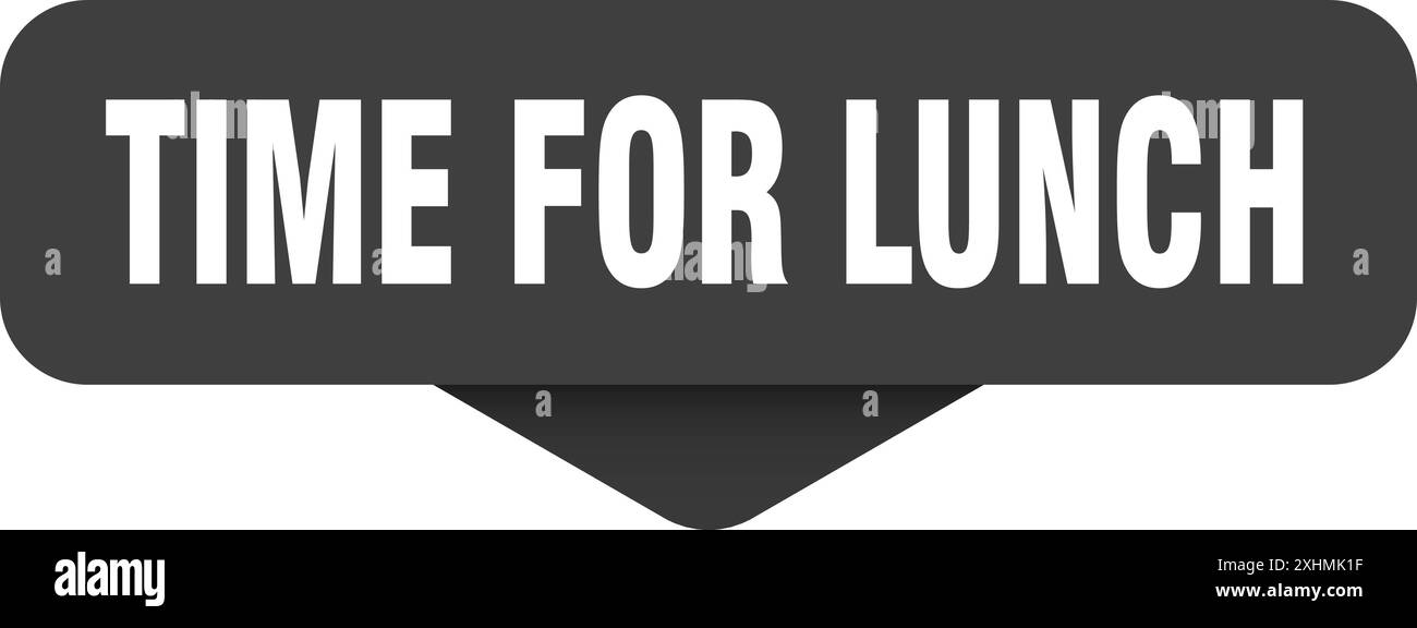 time for lunch sticker. time for lunch sign on transparent background ...
