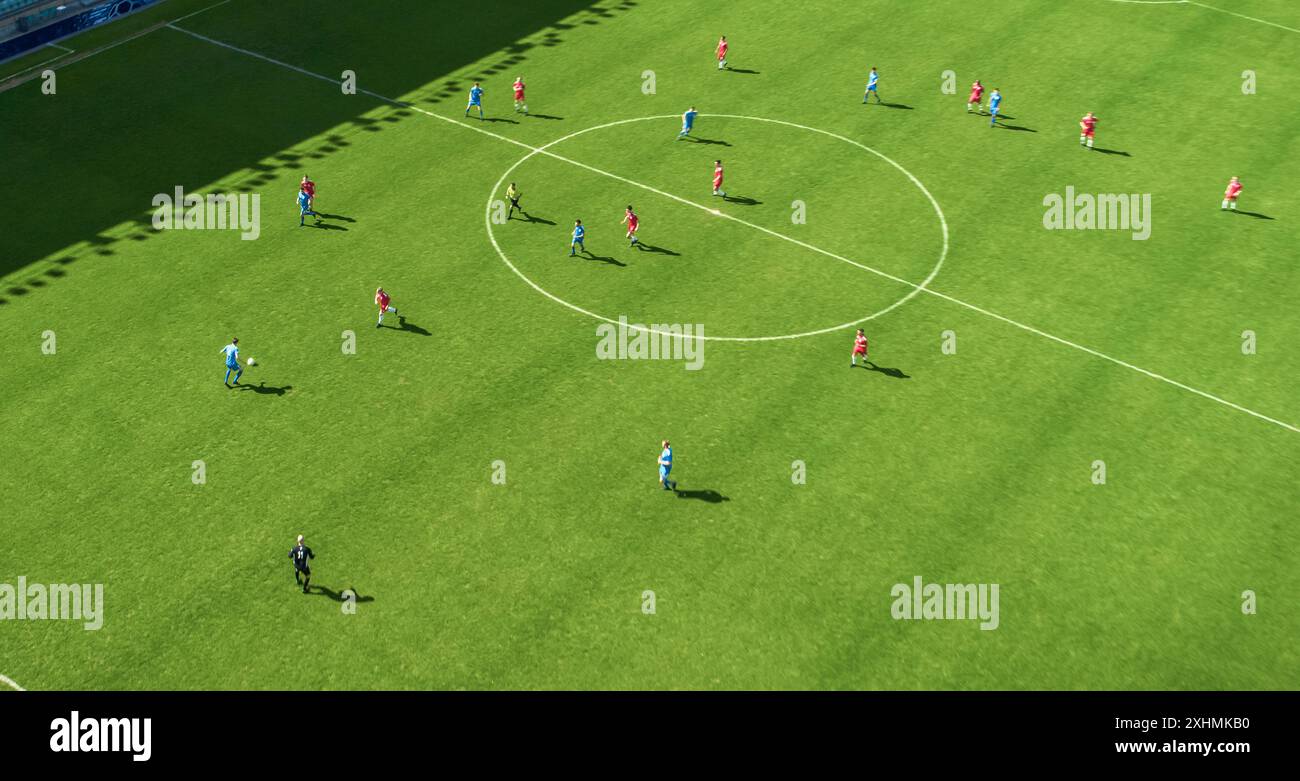 Aerial view football stadium hi-res stock photography and images - Alamy