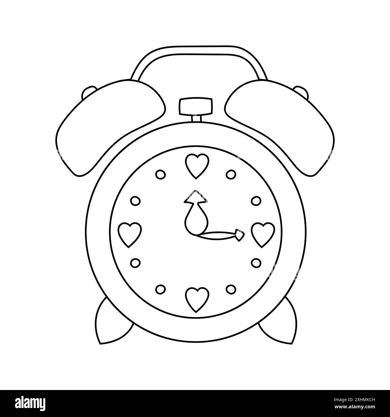 Alarm Clock Free Printable 1 Cartoonized Free Printable Coloring Page