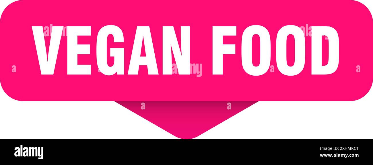 vegan food sticker. vegan food sign on transparent background ...