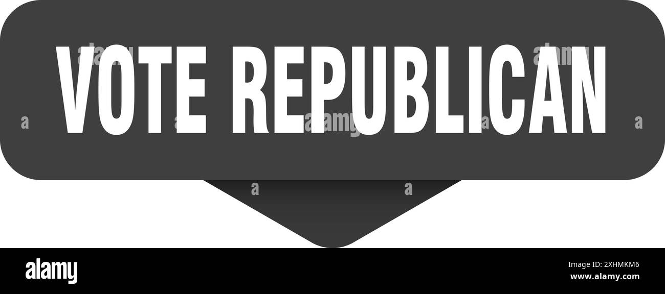 vote republican sticker. vote republican sign on transparent background ...