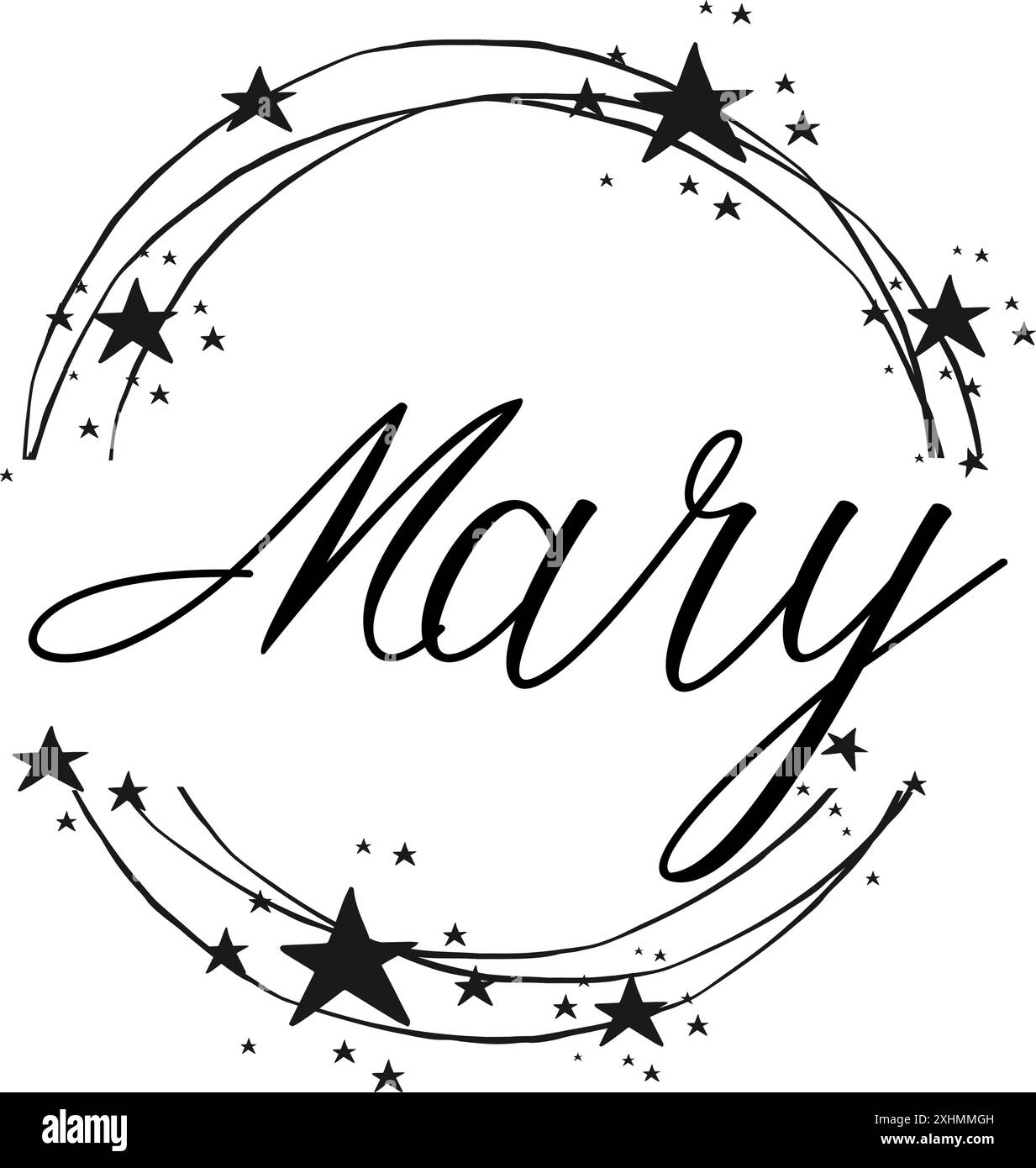 The name of mary Stock Vector Images - Alamy