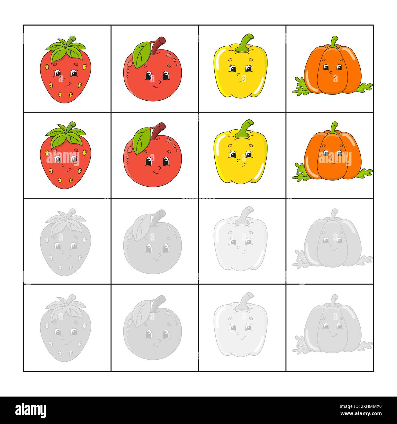 Cut and play. Paper game with glue. Flash cards. Education worksheet ...