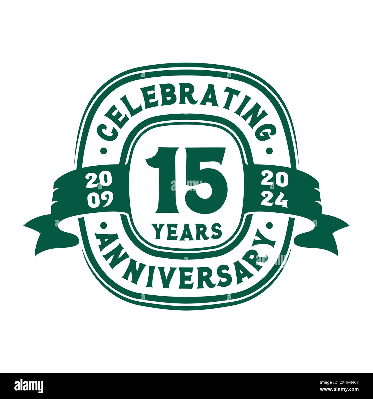 15th Anniversary Celebration Logo Design Template. 15th Anniversary ...