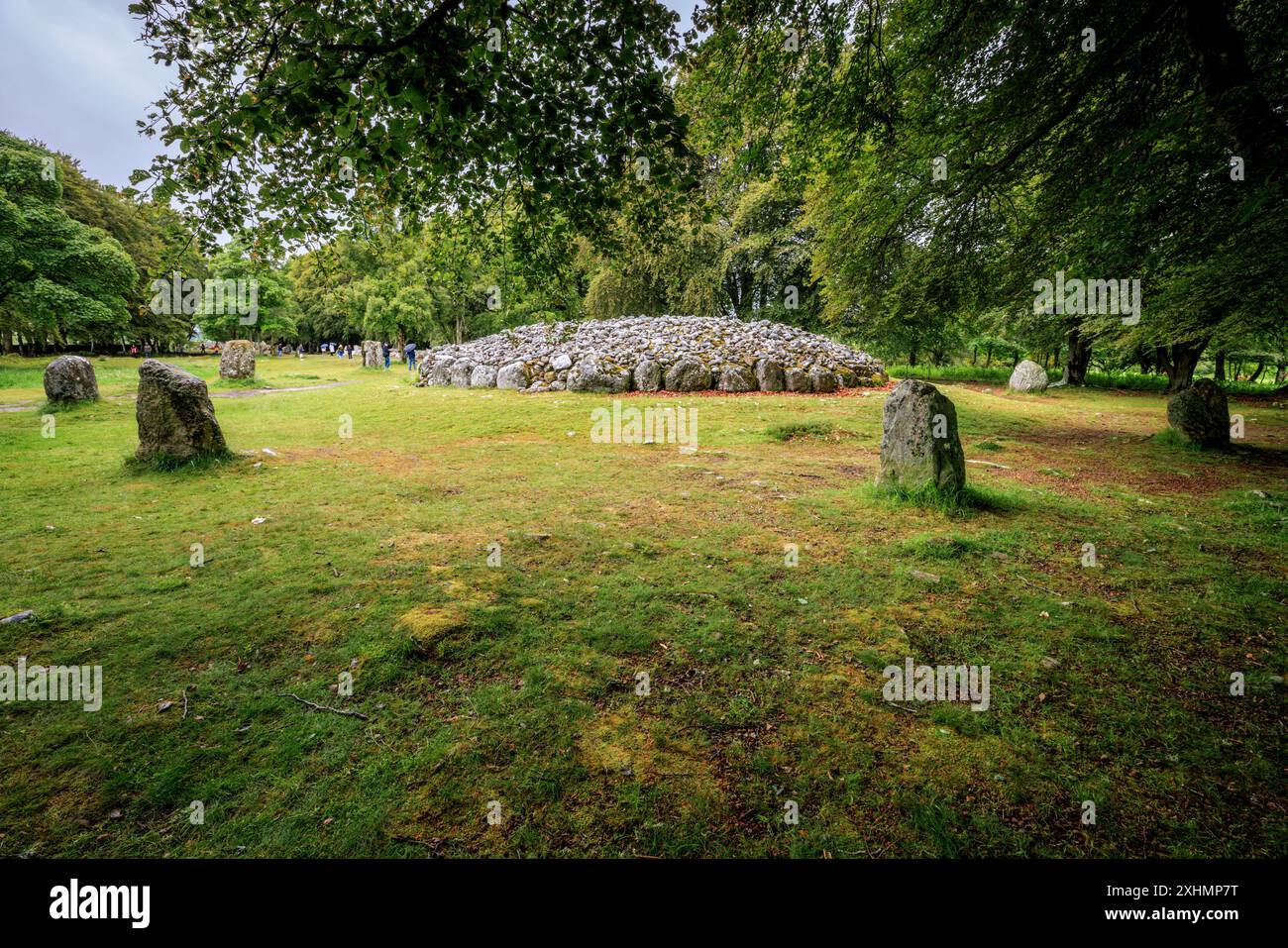 The Bronze Age Clava Cairns, Inverness, Scotland Stock Photo - Alamy