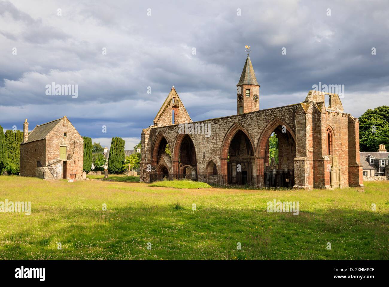 The ruins of Fortrose Cathedral, Fortrose, Black Isle, Ross and ...