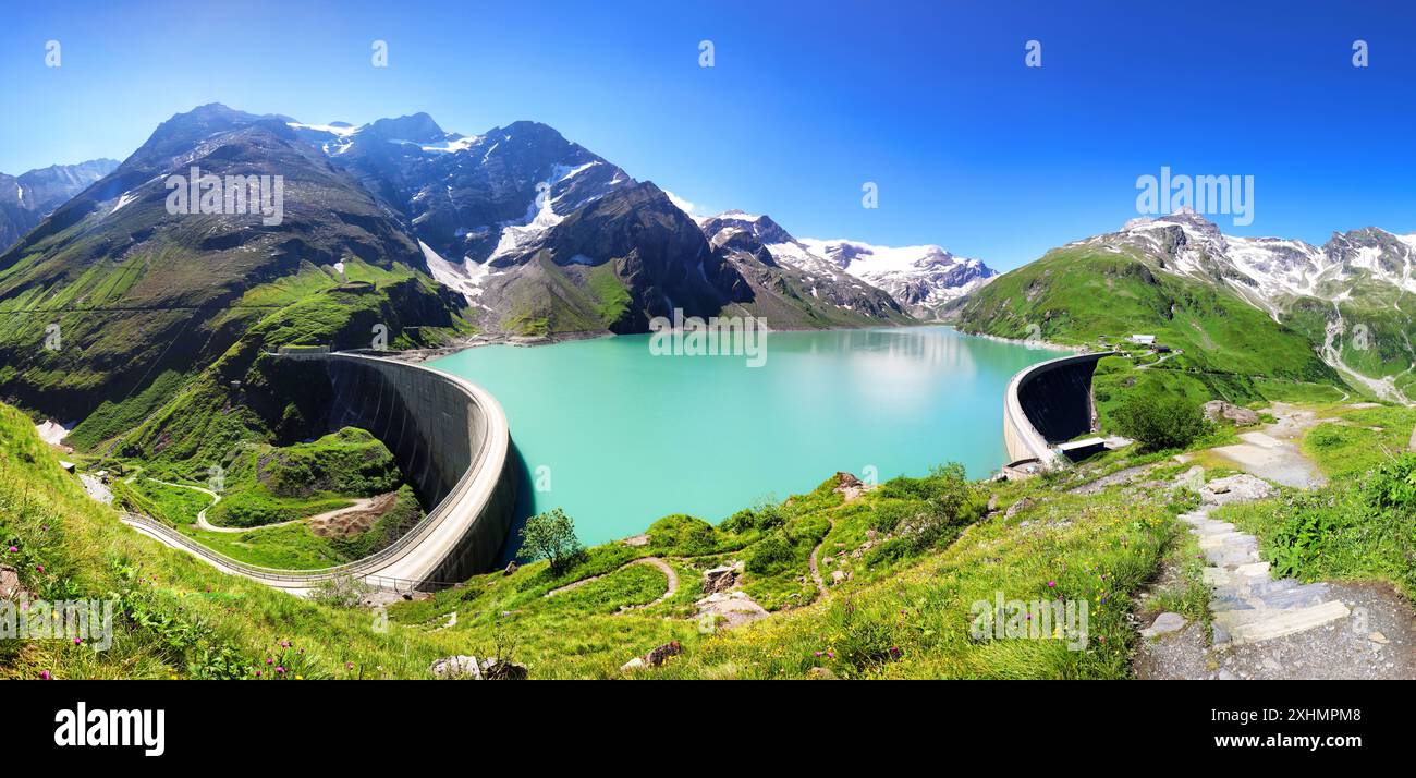 Stausee wasserfallboden reservoir kaprun hi-res stock photography and ...