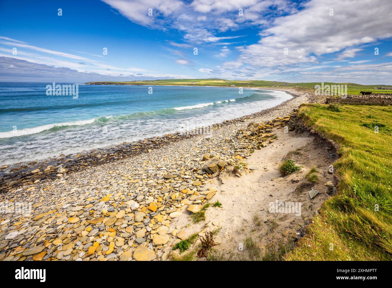 The ‘Bay of Skaill’ at Skara Brae, Orkney Islands, Scotland Stock Photo ...