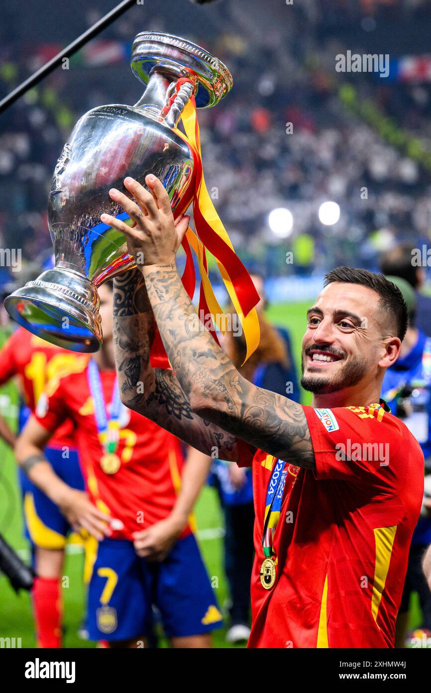 14 July 2024, Berlin: Soccer, UEFA Euro 2024, European Championship ...