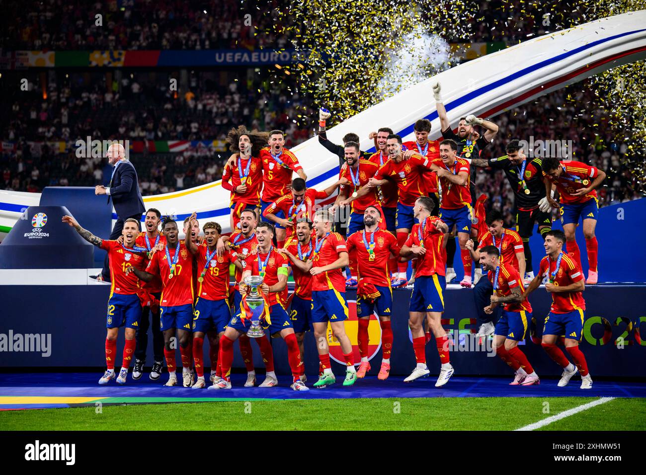 Berlin, Germany. 14th July, 2024. Soccer, UEFA Euro 2024, European ...