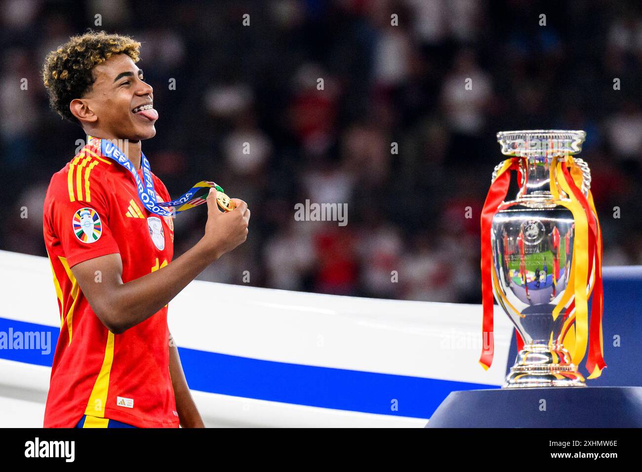 14 July 2024, Berlin: Soccer, UEFA Euro 2024, European Championship ...