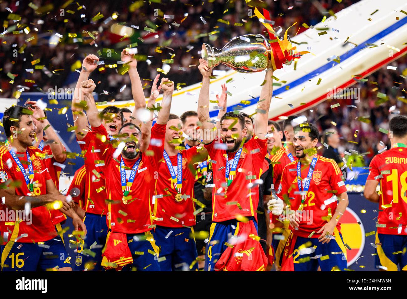 Berlin, Germany. 14th July, 2024. Soccer, UEFA Euro 2024, European ...