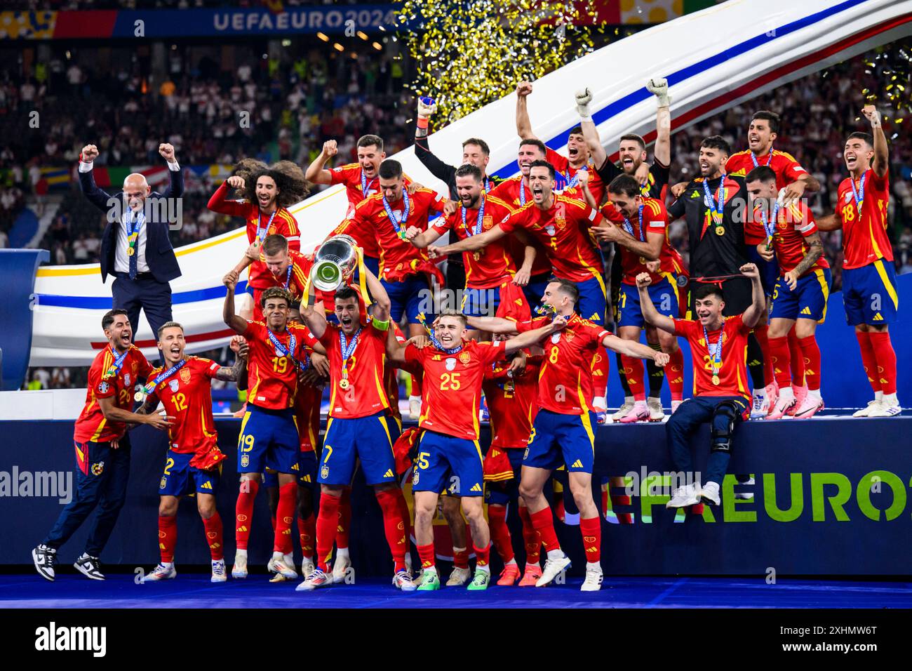 Berlin, Germany. 14th July, 2024. Soccer, UEFA Euro 2024, European ...