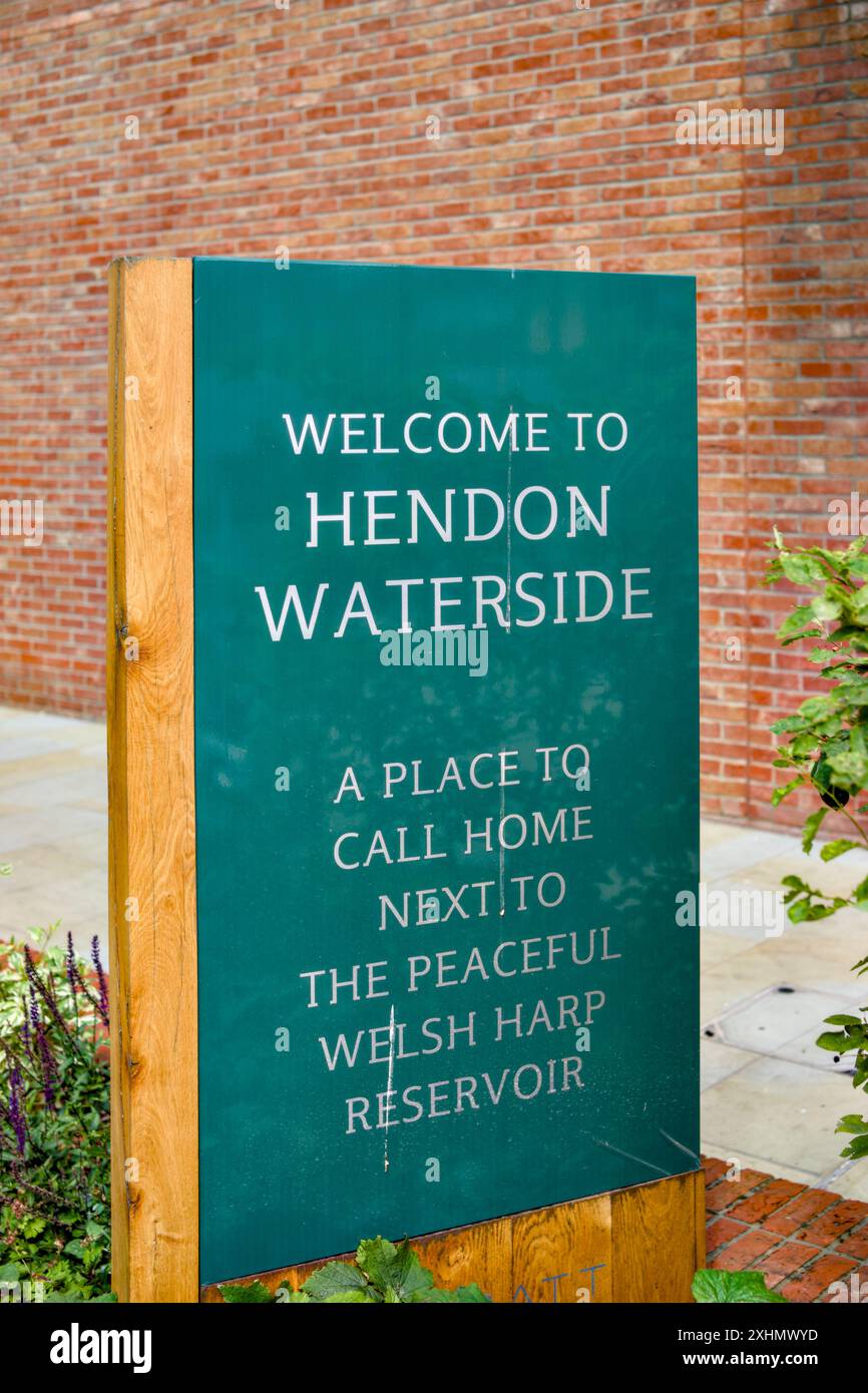 Hendon Waterside Housing Development, West Hendon, Borough Of Barnet ...