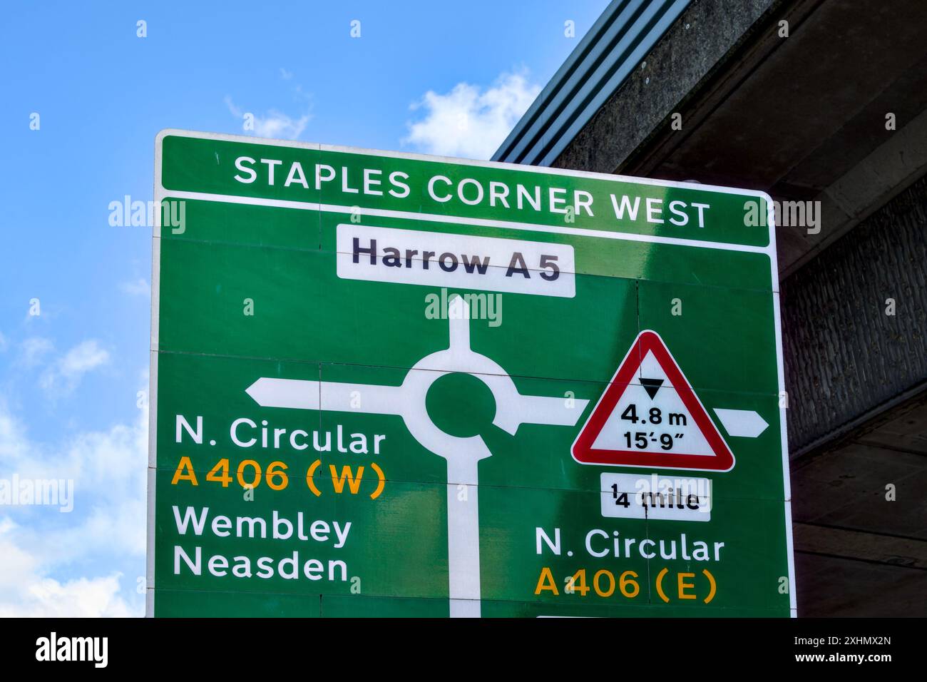 Staples Corner Road Junction, Borough of Barnet, London, England, U.K ...