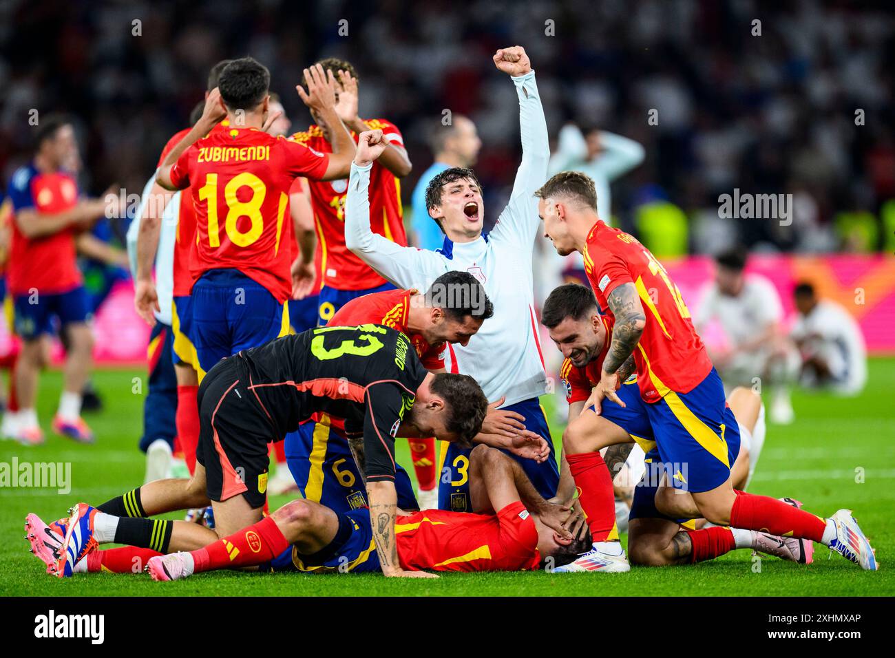 Berlin, Germany. 14th July, 2024. Soccer, UEFA Euro 2024, European ...