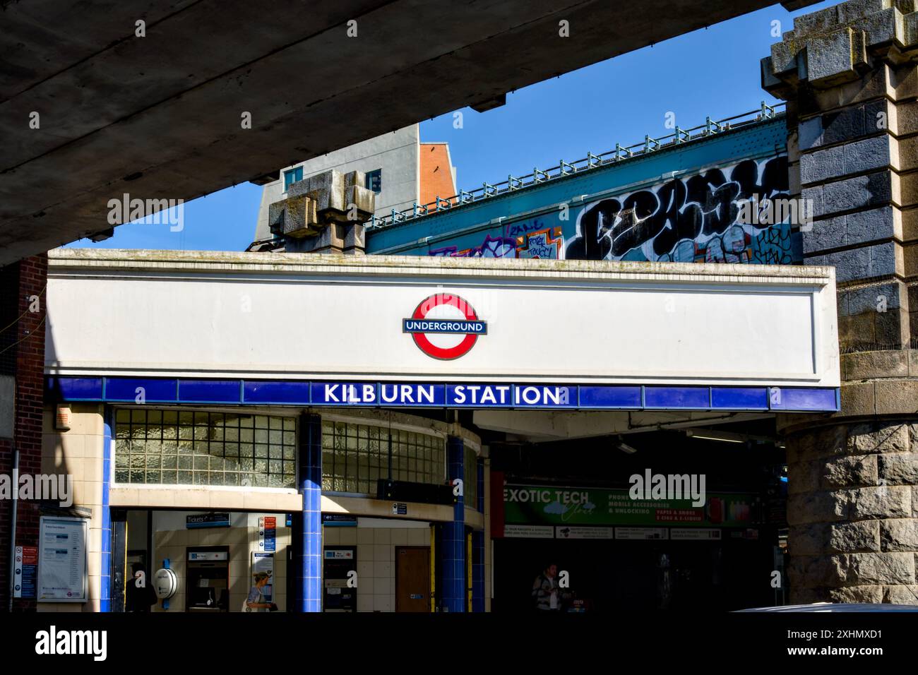 Kilburn High Road, Borough of Brent, London, England, U.K Stock Photo ...