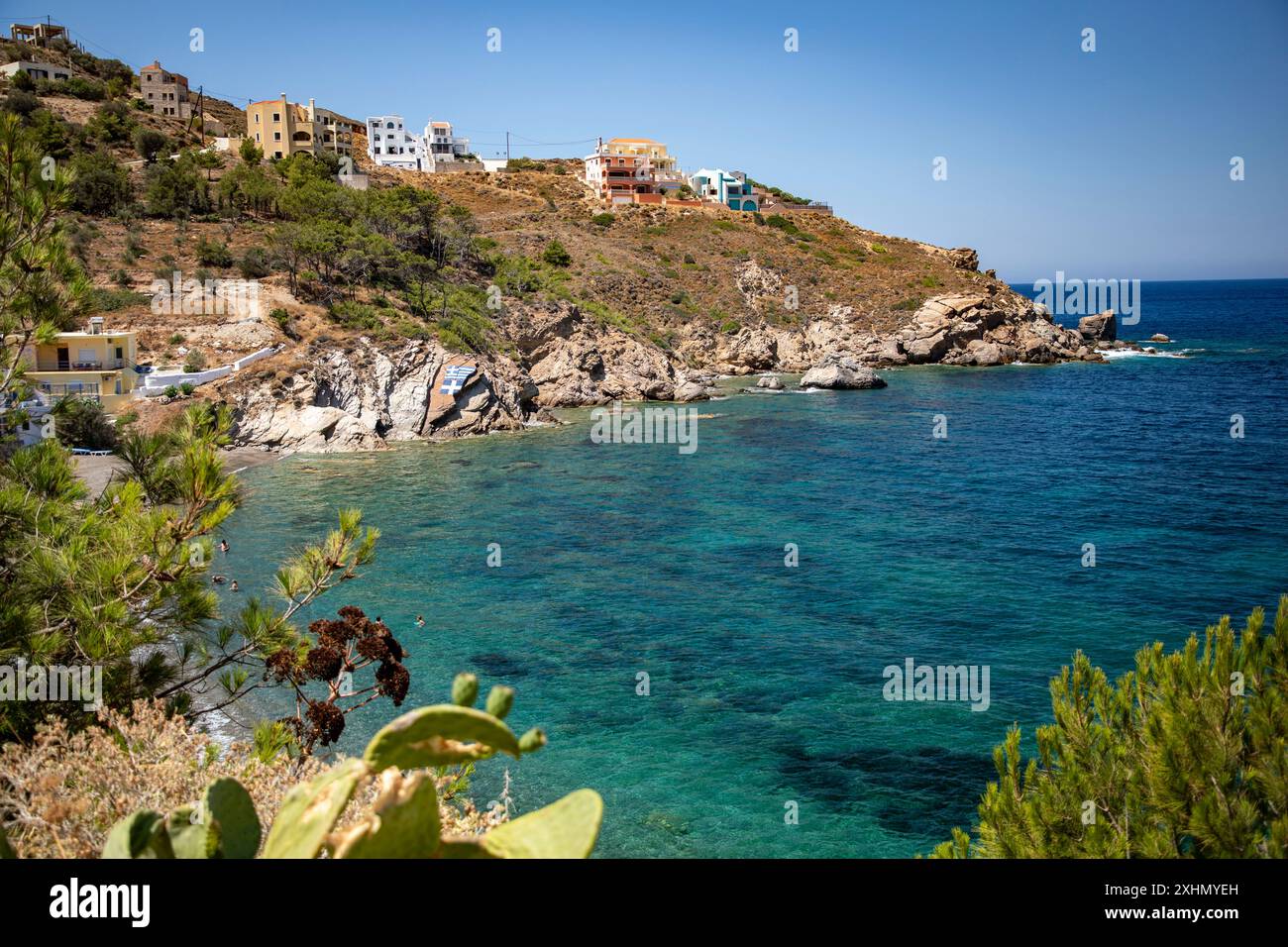 Kalymnos and Telendos Island Stock Photo - Alamy