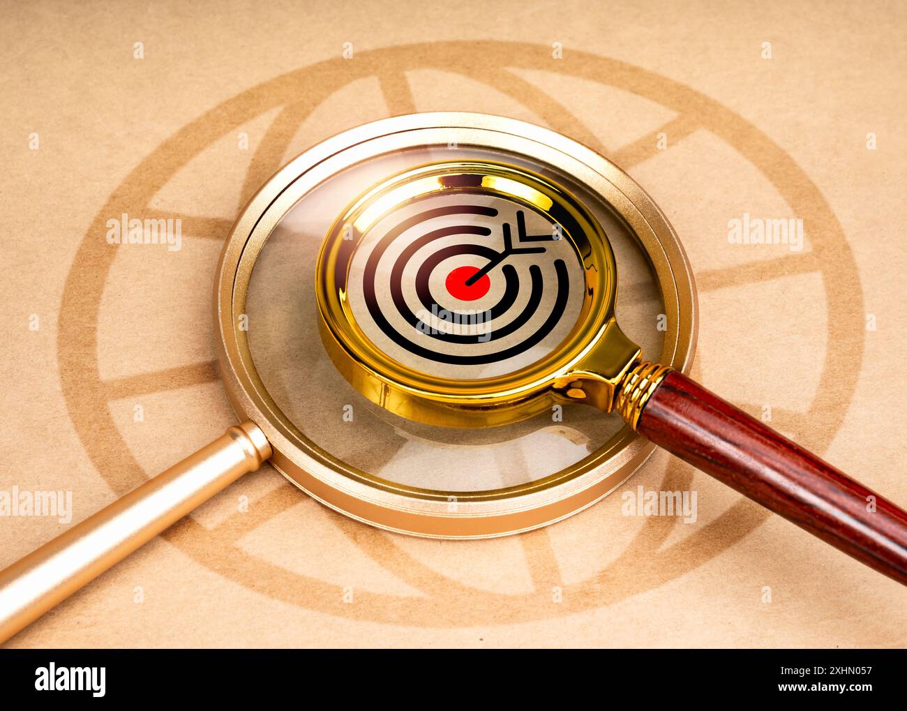 Golden zoom in icon hi-res stock photography and images - Alamy