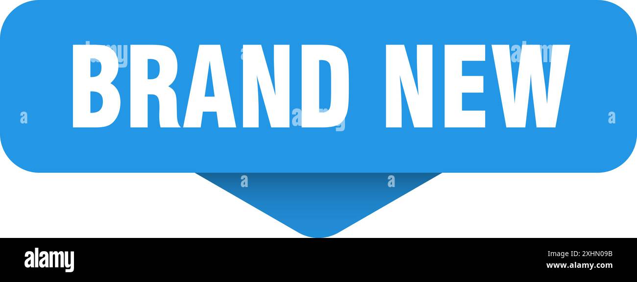 brand new sticker. brand new sign on transparent background ...