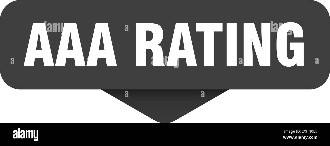aaa rating sticker. aaa rating sign on transparent background ...