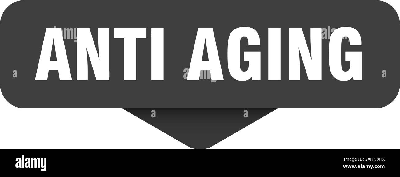 anti aging sticker. anti aging sign on transparent background ...