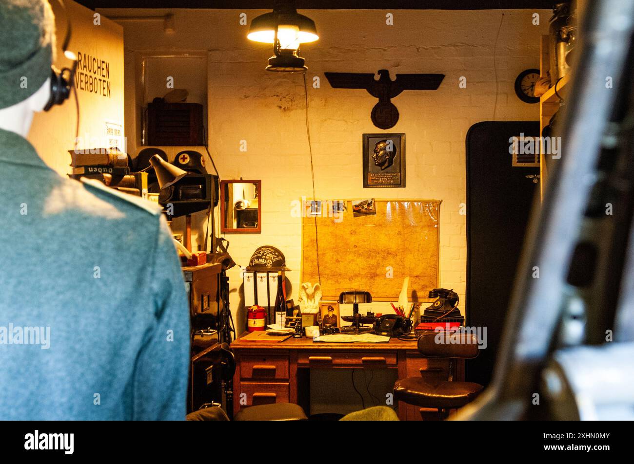 The wartime decoding centre at Bletchley Park, Bletchley, England Stock ...