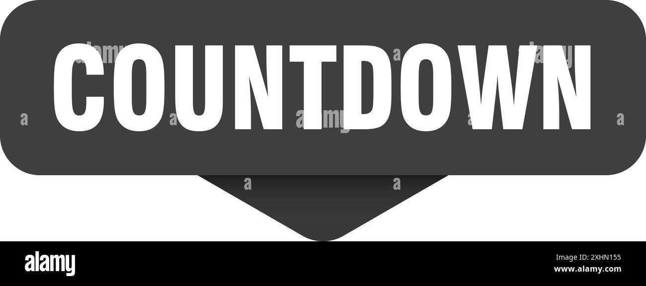 countdown sticker. countdown sign on transparent background ...