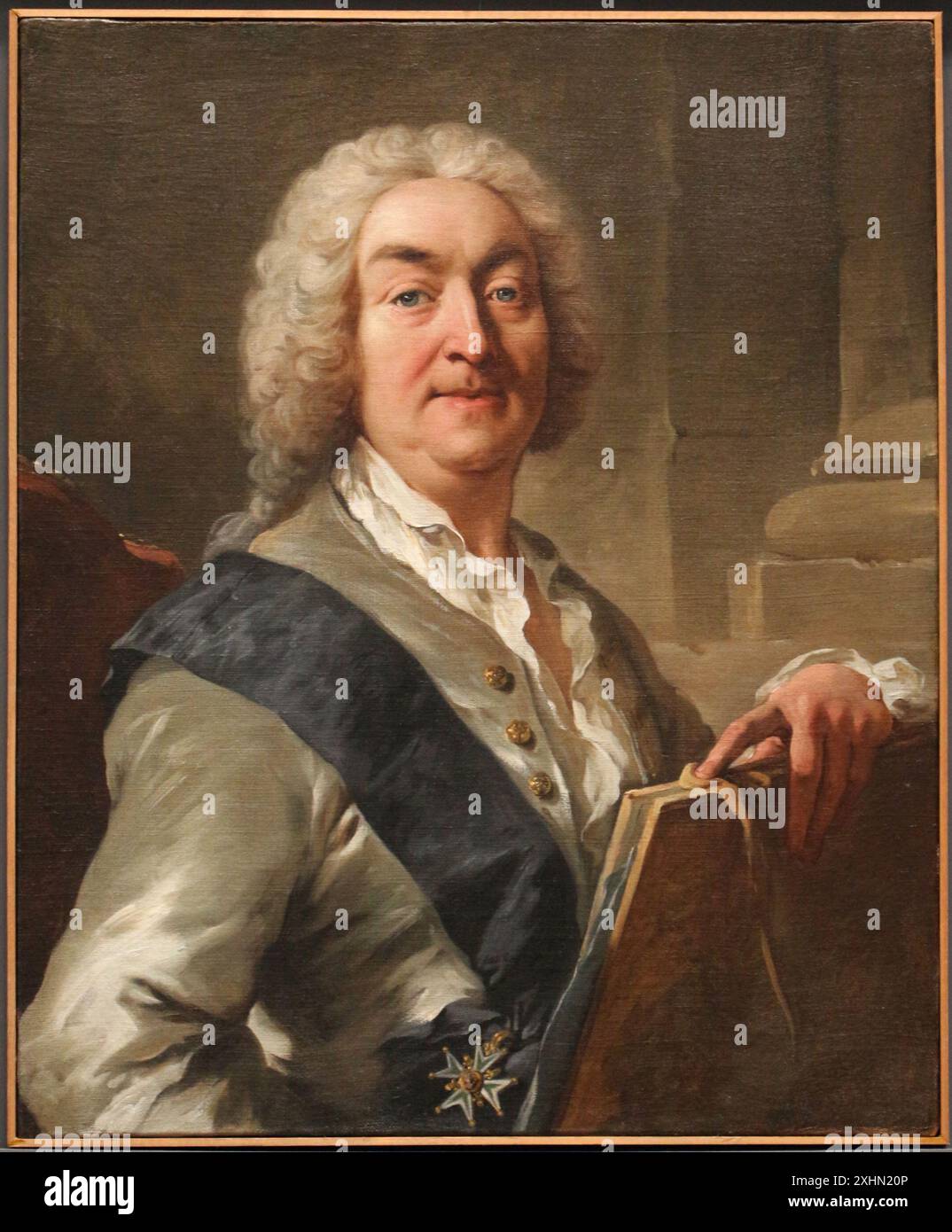 Autoportrait au carton à dessins painting by Jean-François de Troy ...