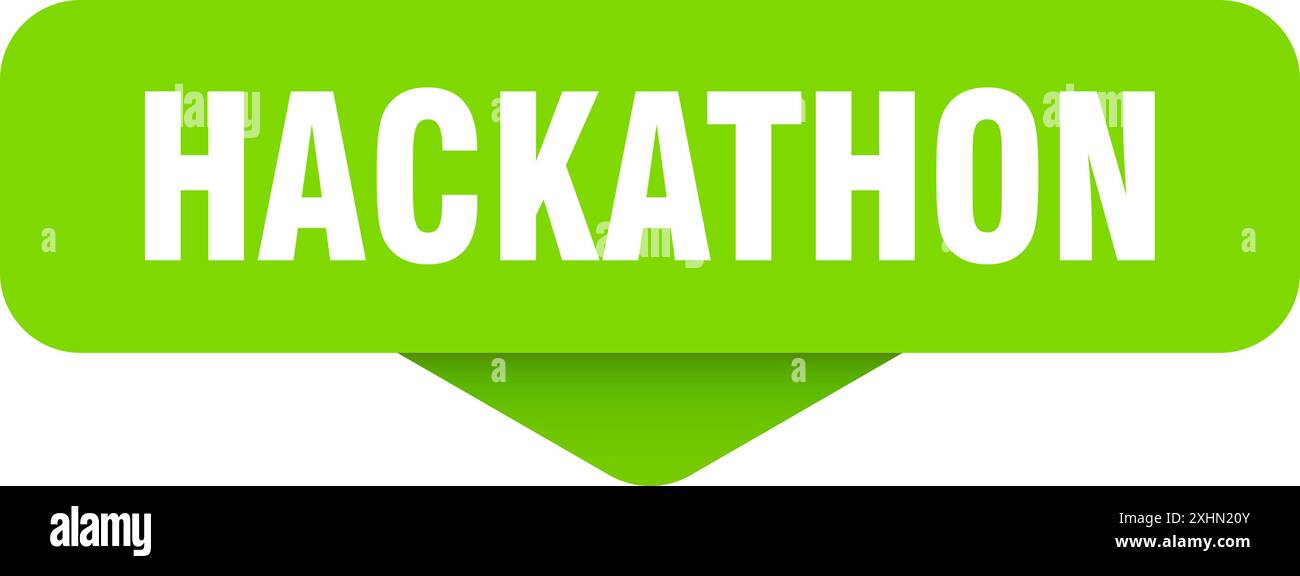 hackathon sticker. hackathon sign on transparent background ...